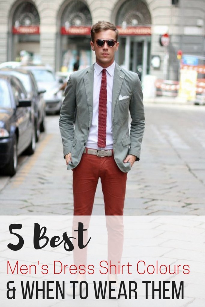 5 Best Dress Shirt Colours For Men & When to Wear Them – The Wardrobe ...