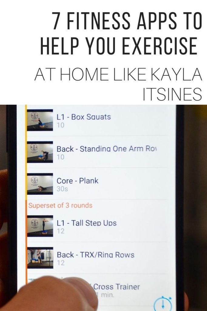 7 Fitness Apps To Help You Exercise at Home Like Kayla Itsines – The ...
