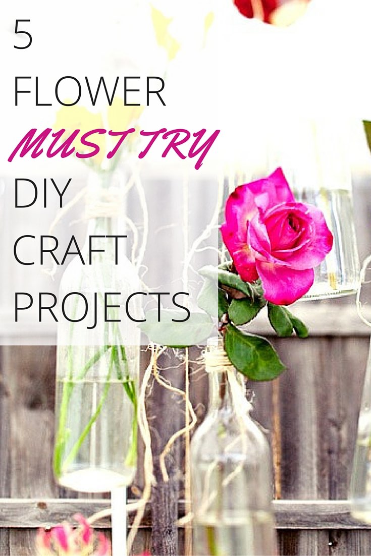 5 Flower Power DIY Craft Projects For Your Home – The Wardrobe Stylist