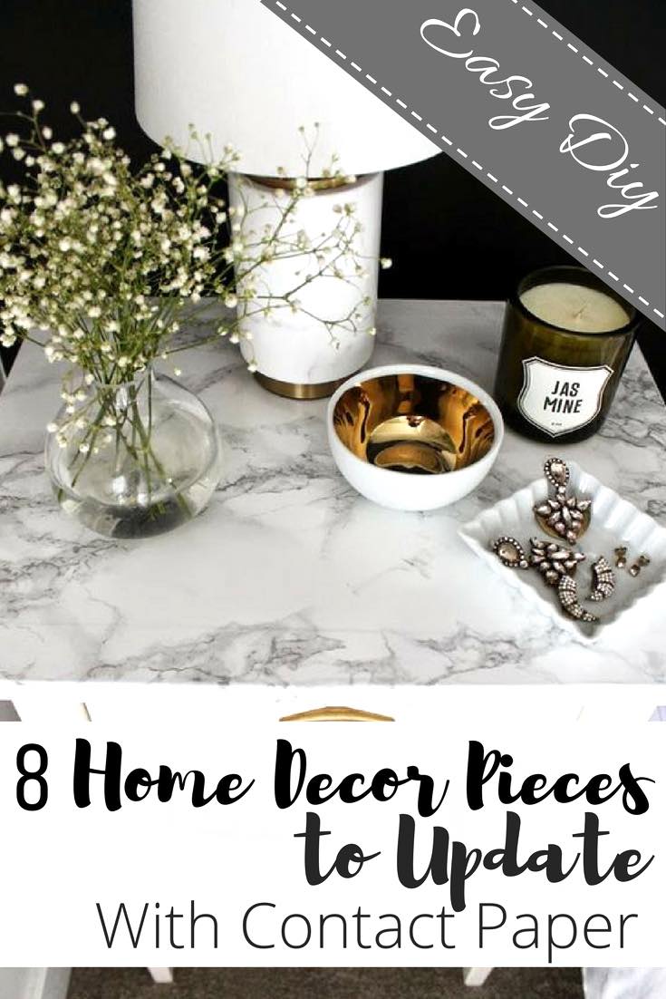 8 Home Decor Pieces to Update With Adhesive Contact Paper – The ...
